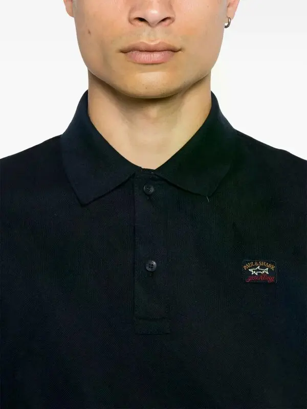 Paul & Shark Logo-patch Polo Shirt