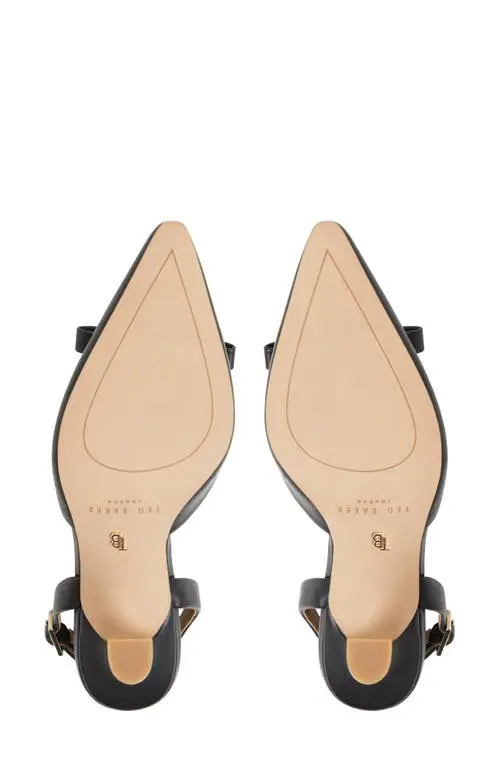 Ted Baker London Sienna Slingback Pointed Toe Pumps - Black