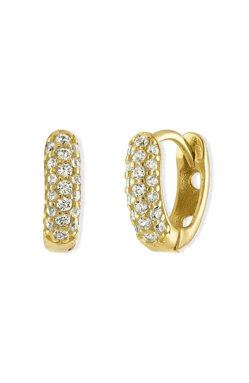 Ben Oni Huggies With Cubic Zirconia - Gold