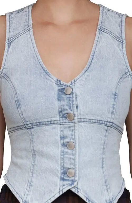 Avec Les Filles Denim Vest
