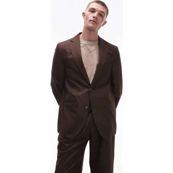 Topman Relaxed Fit Sport Coat