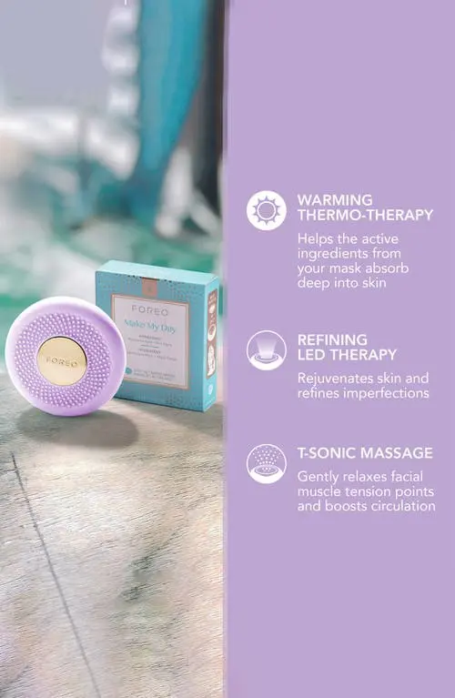 Foreo Ufo™ 3 Go Portable Deep Hydration Facial Device - Purple