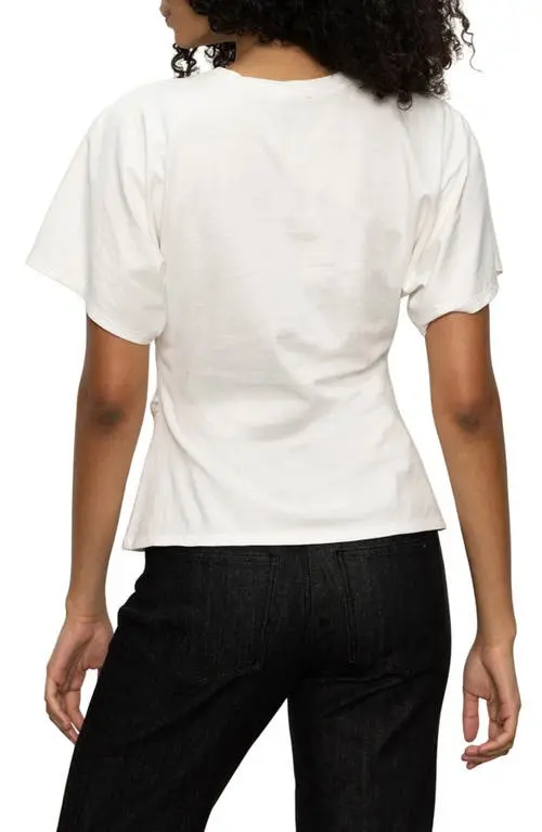 Sanctuary Dolman Sleeve Organic Cotton T-shirt - White