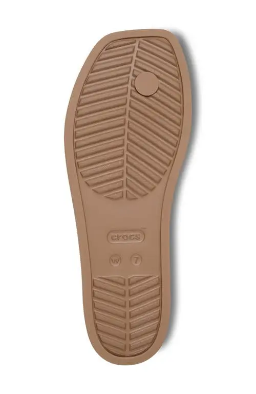CROCS Miami Flip Flop - Milk Chocolate