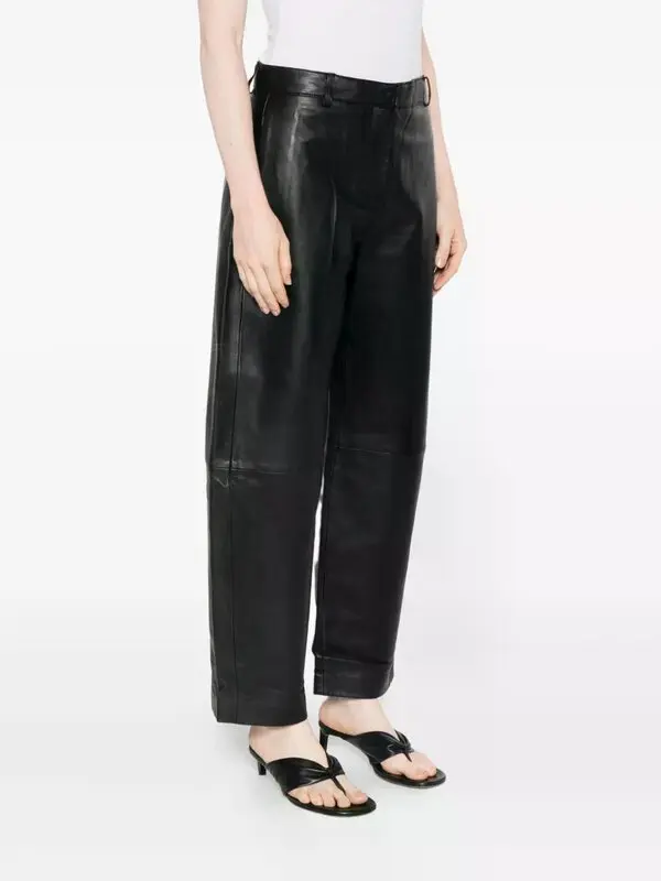 ST. AGNI Leather Trousers