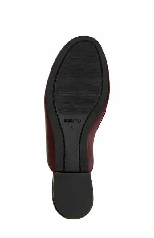 Bernardo Balda Loafer Mule - Bordeaux