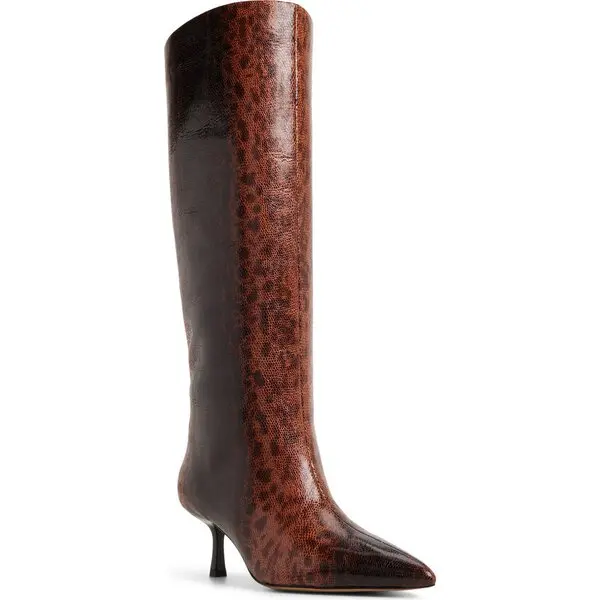 Aldo Selora Knee High Boots - Open Brown