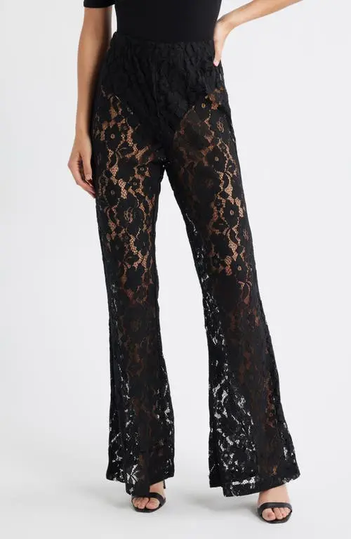 HIGH HEEL JUNGLE Lace Flare Pants