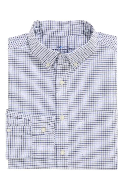 Vineyard Vines Wauwinet Performance Cotton Blend Button-down Shirt