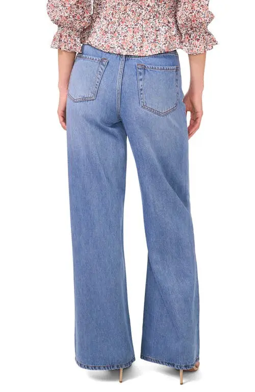 1.State High-waist Wide-leg Jeans With Drawstring