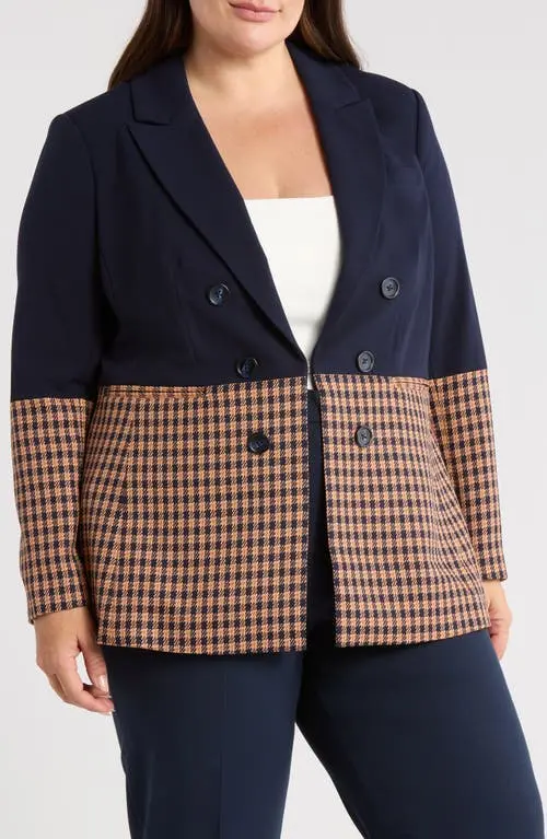 TAHARI ASL Color Block Blazer