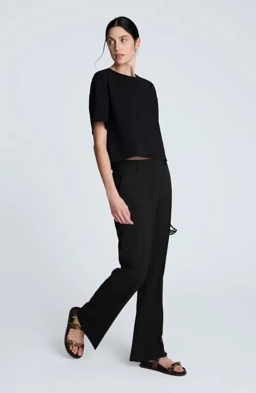 KENNETH COLE Luxe Twill Flare Trousers