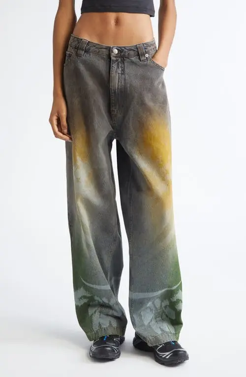 PAOLINA RUSSO Baggy Wide Leg Jeans