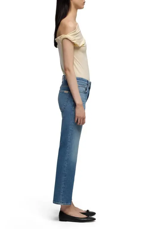 7 For All Mankind Calie Ankle Straight-leg Jeans