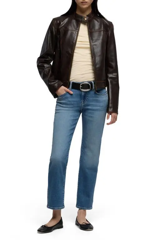 7 For All Mankind Calie Ankle Straight-leg Jeans