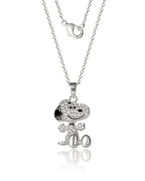 PEANUTS Snoopy 3d Pave Pendant