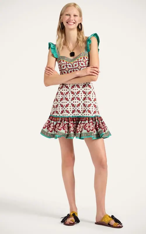 La DoubleJ Mini Gingerbread Dress - Pagoda Placée Rust