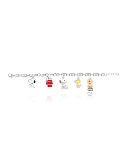 PEANUTS Snoopy Woodstock Charm Bracelet