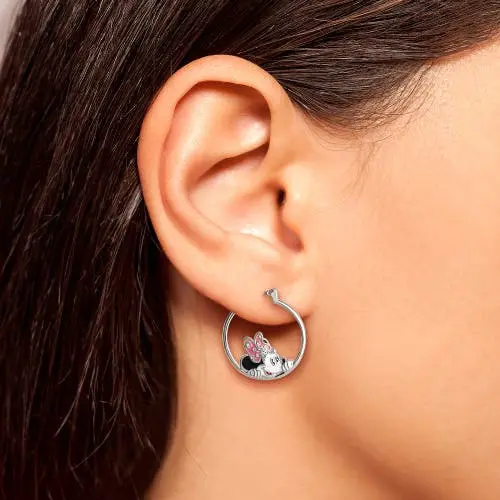 Disney Minnie Mouse Hoop Earrings