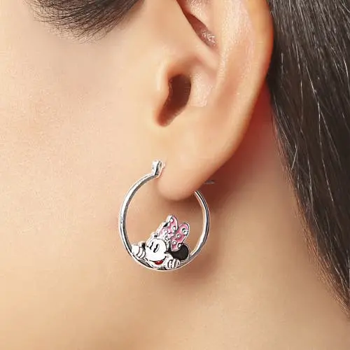 Disney Minnie Mouse Hoop Earrings