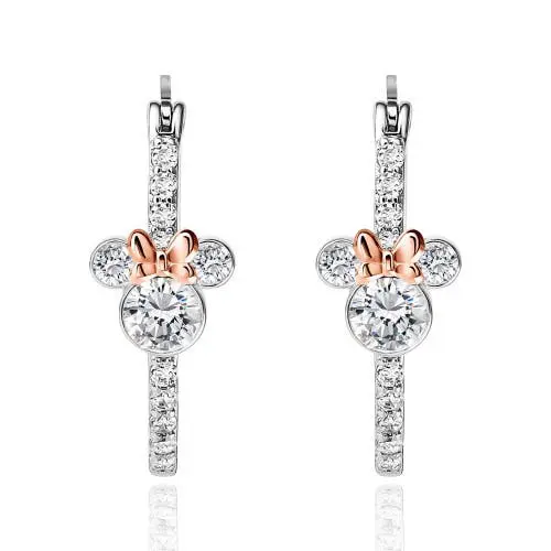 Disney Plated Hoop And Stud Earring Set