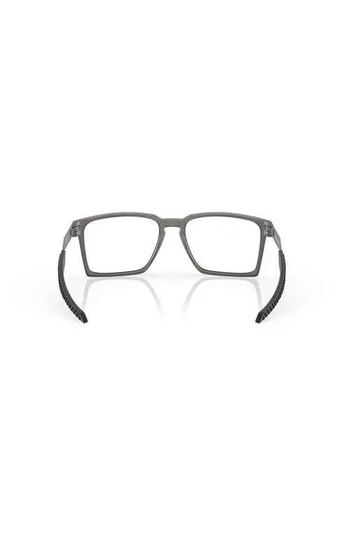 Oakley 54mm Rectangle Full Rim Optical Glasses - Grey