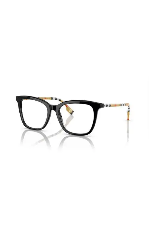 Burberry 52mm Square Optical Glasses - Black