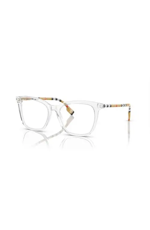 Burberry 52mm Square Optical Glasses - Transparent