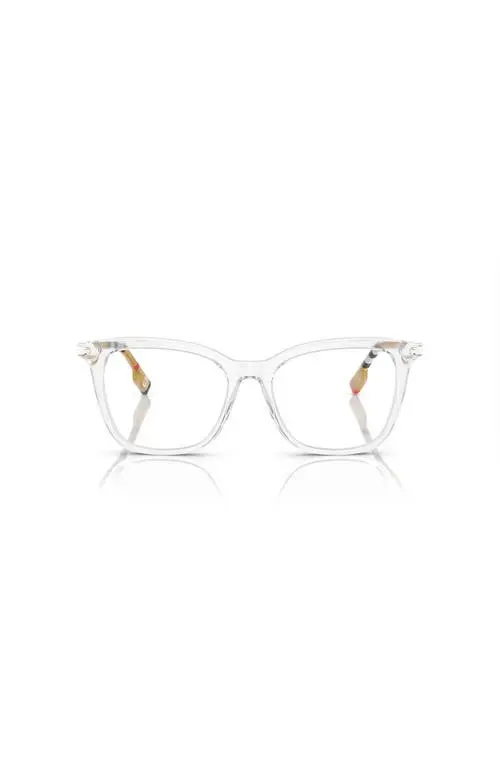 Burberry 52mm Square Optical Glasses - Transparent
