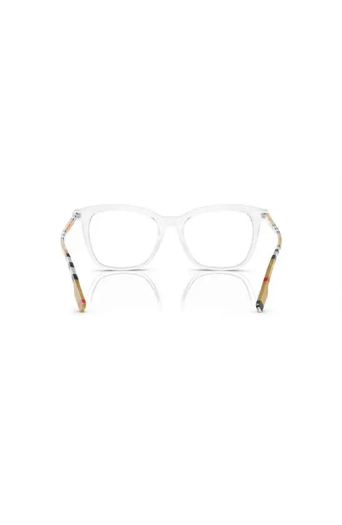 Burberry 52mm Square Optical Glasses - Transparent