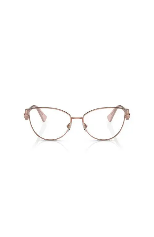 Versace 55mm Cat Eye Optical Glasses - Pink