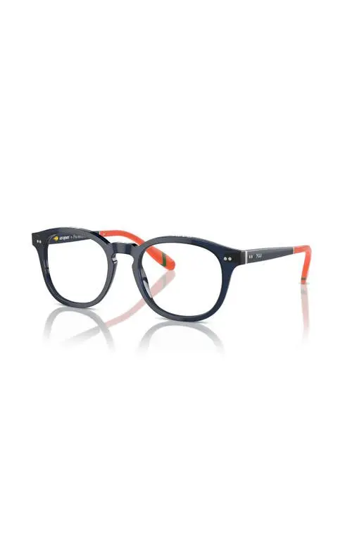Polo Ralph Lauren 52mm Square Optical Glasses - Blue