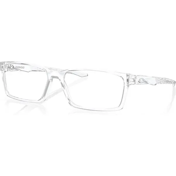 Oakley 57mm Rectangle Eyeglasses - Transparent