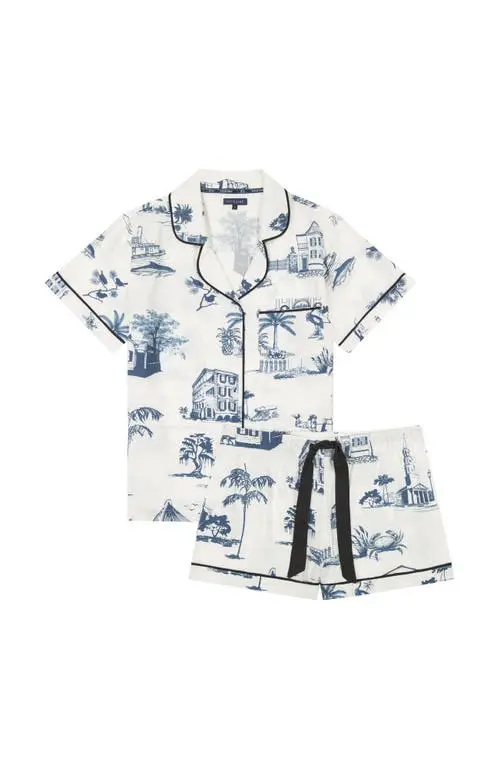 KATIE KIME Charleston Toile Shorts Set