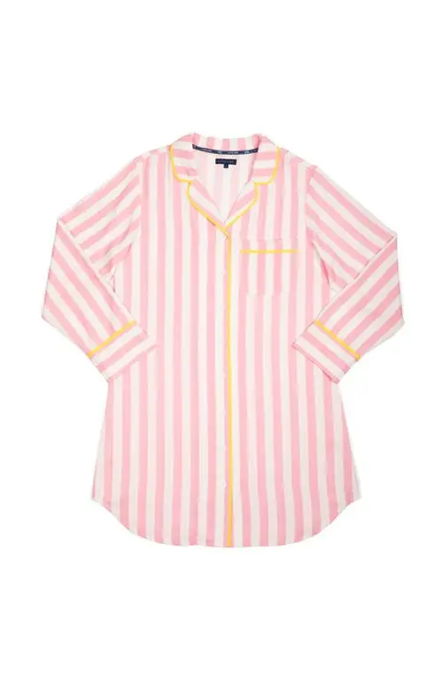 KATIE KIME Retro Stripe Sleep Shirt