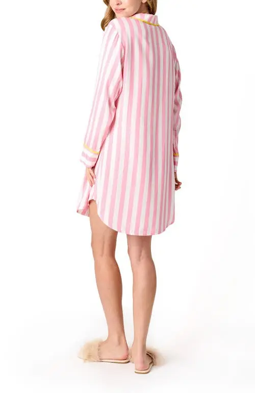 KATIE KIME Retro Stripe Sleep Shirt