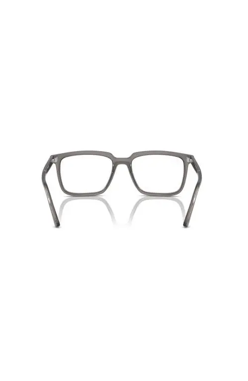 Ray-ban Rectangle Full Rim Eyeglasses - Grey