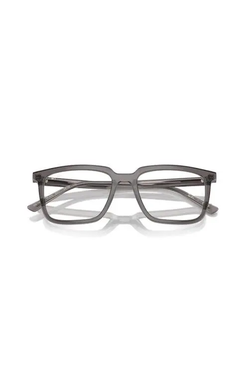 Ray-ban Rectangle Full Rim Eyeglasses - Grey