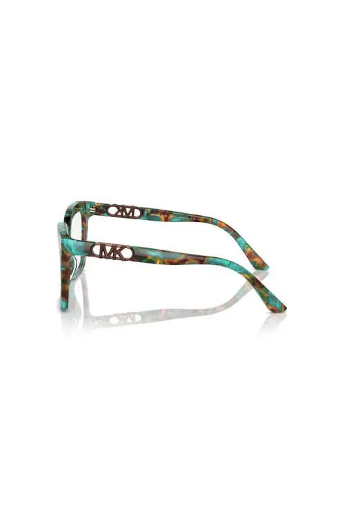 Michael Kors 53mm Square Eyeglasses - Green