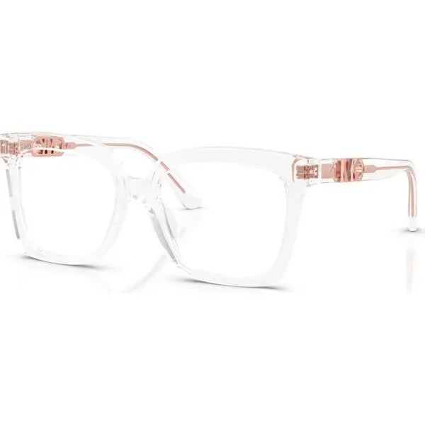 Michael Kors 53mm Square Eyeglasses - Transparent