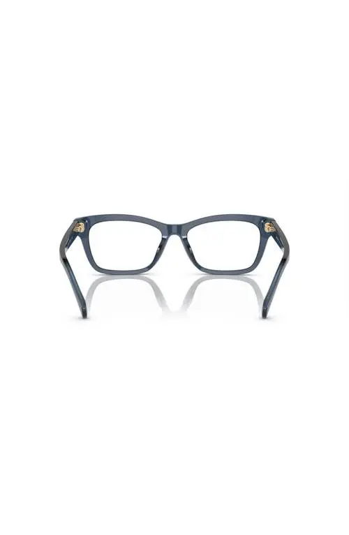 Ralph Lauren 54mm Rectangle Optical Glasses - Blue
