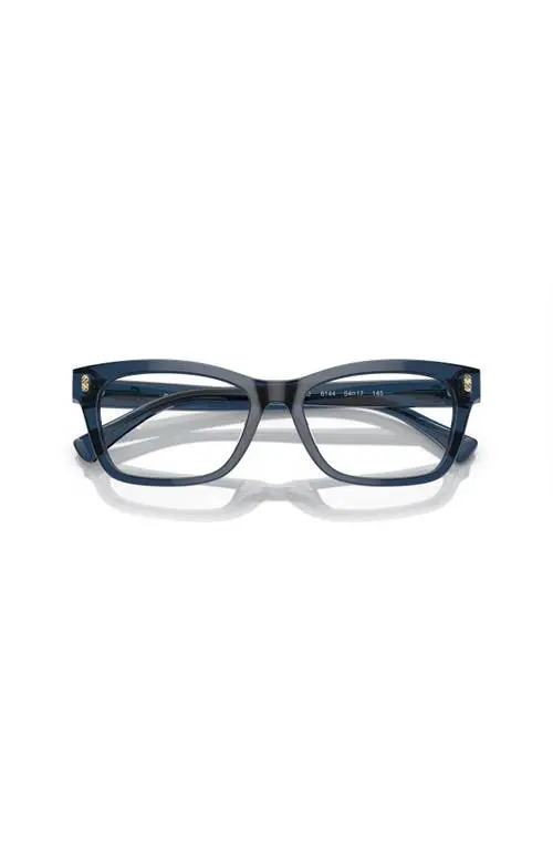 Ralph Lauren 54mm Rectangle Optical Glasses - Blue