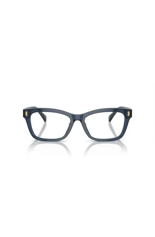 Ralph Lauren 54mm Rectangle Optical Glasses - Blue