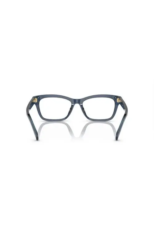 Ralph Lauren 54mm Rectangle Optical Glasses - Blue