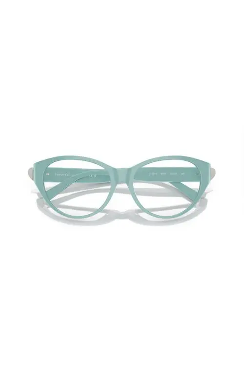 Tiffany & Co. 53mm Phantos Optical Eyeglasses - Blue