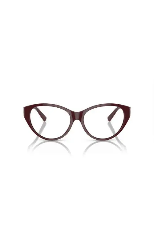 Tiffany & Co. Phantos Optical Glasses With Heart Motif - Red