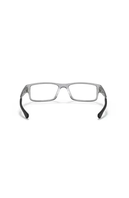 Oakley 53mm Rectangle Full Rim Eyeglasses - Black/grey