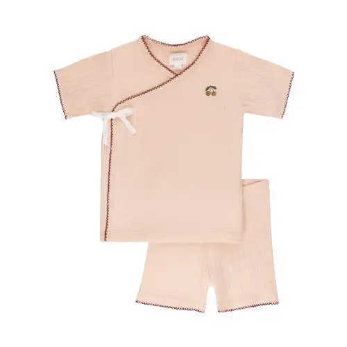 ELY'S & CO. Ribbed Lounge Set - Pink