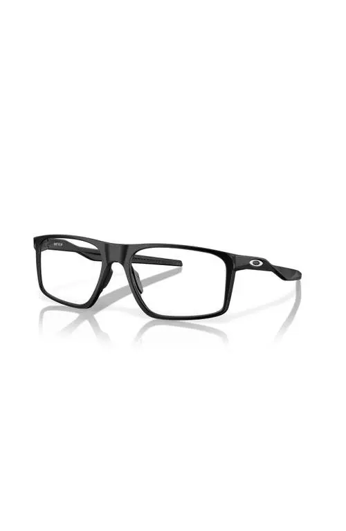Oakley 58mm Rectangle Optical Glasses - Black