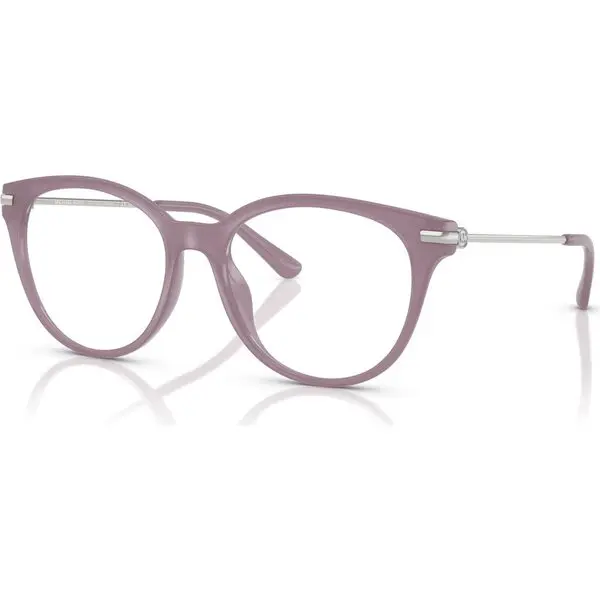 Michael Kors 54mm Round Full Rim Eyeglasses - Violet